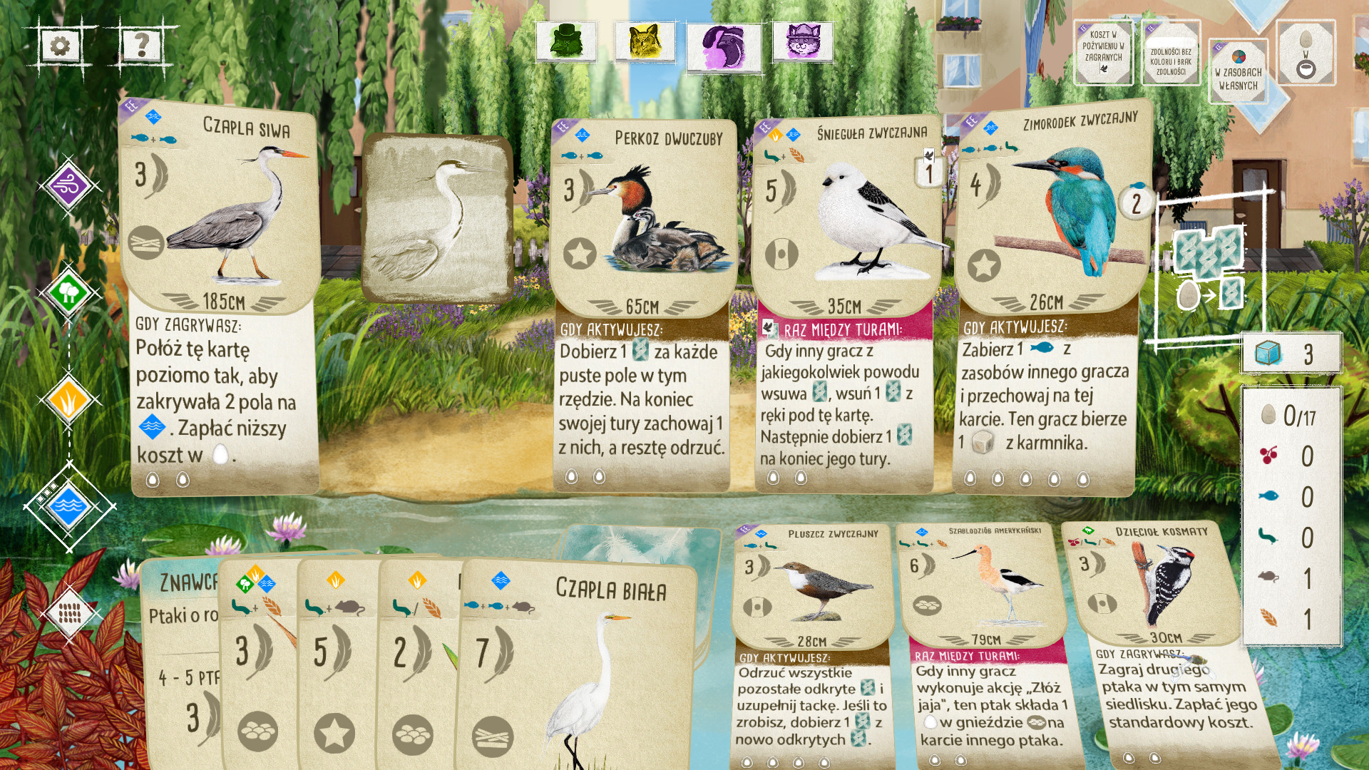 WINGSPAN (NA SKRZYDŁACH): Ptaki Europy na Steam