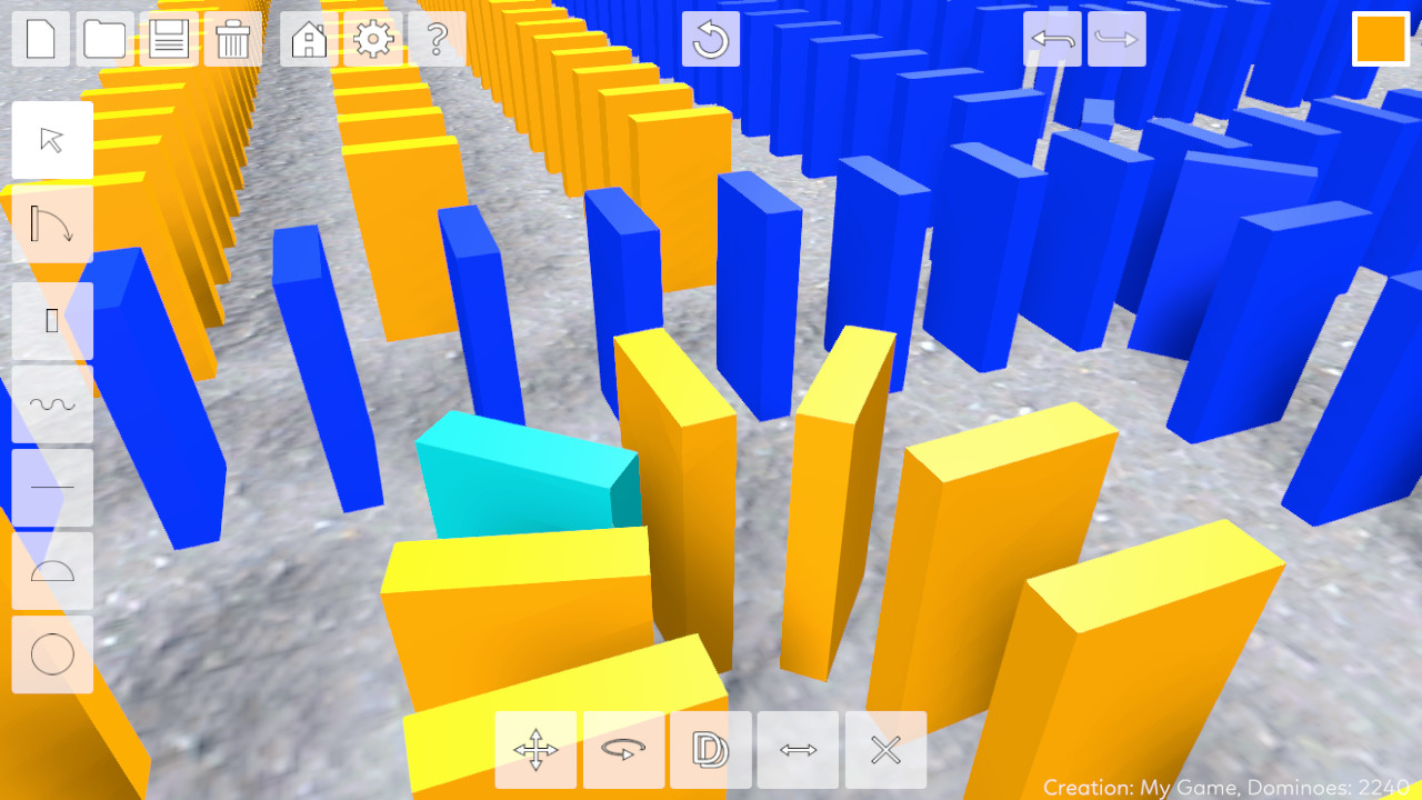 Domino Effect: Build and Topple on Steam