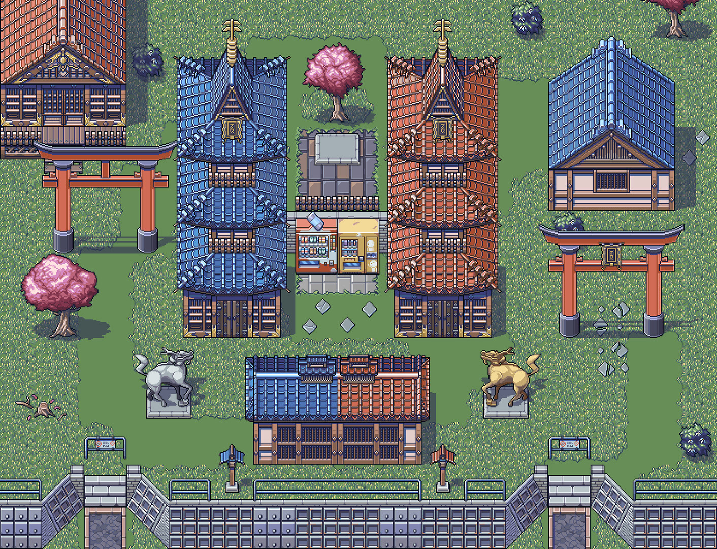 RPG Maker MV - Japanese Shrine and Temple Game Assets on Steam
