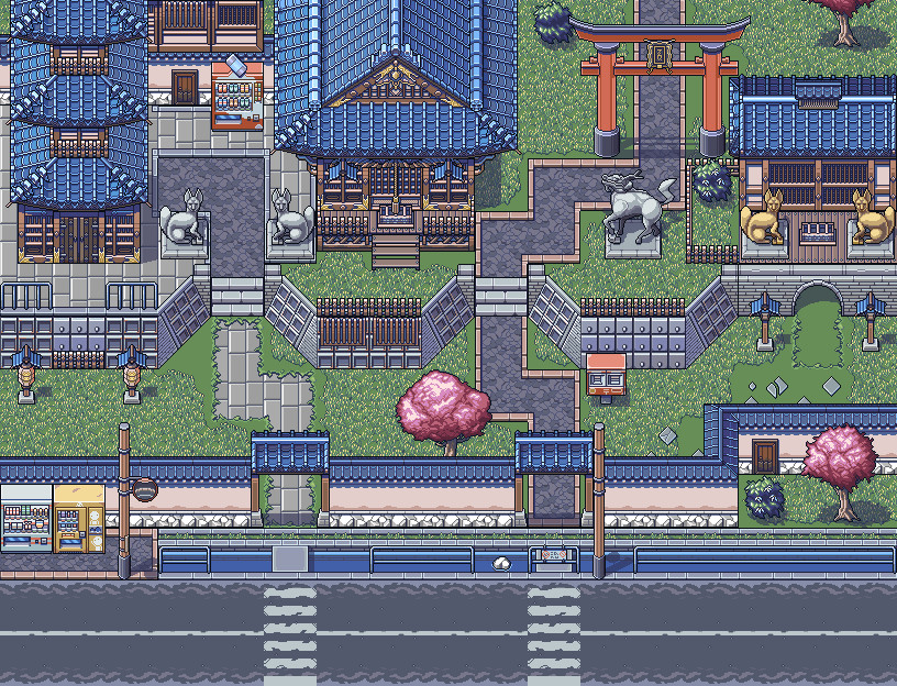 RPG Maker MV - Japanese Shrine and Temple Game Assets on Steam