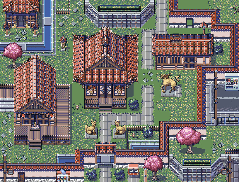 RPG Maker MV - Japanese Shrine and Temple Game Assets on Steam