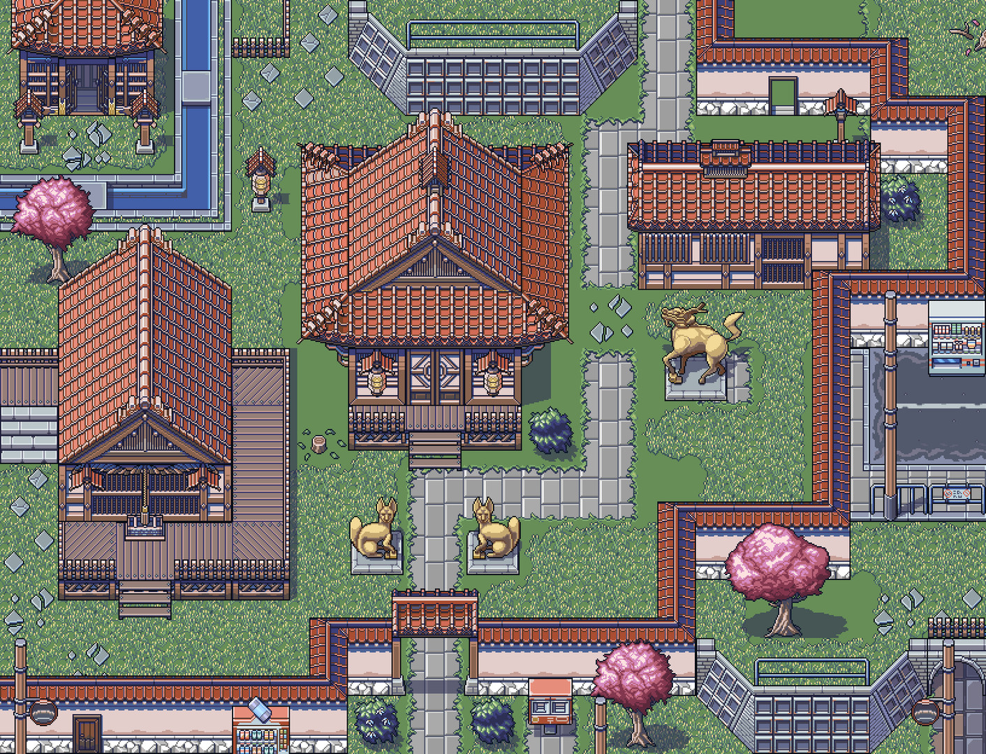 Save 30% on RPG Maker MV - Japanese Shrine and Temple Game Assets on Steam