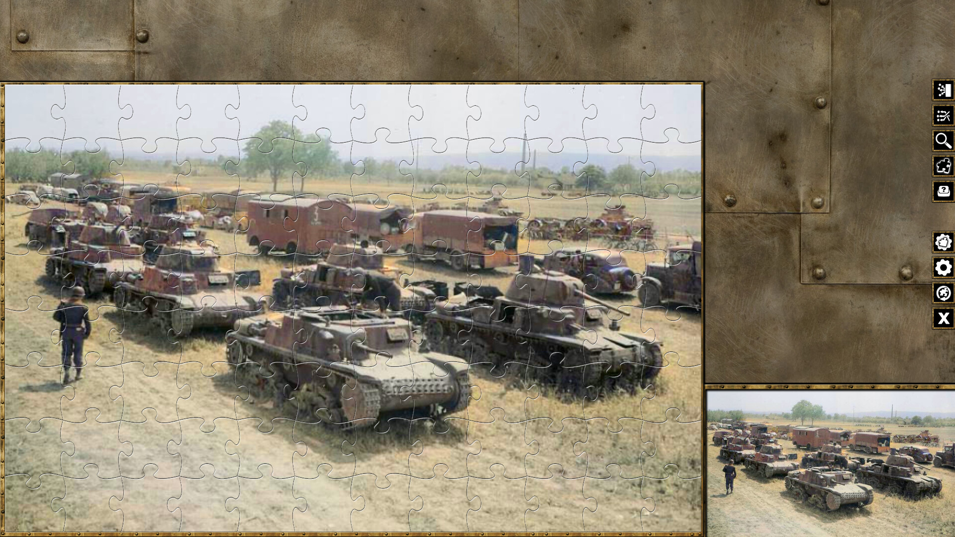 Pixel Puzzles WW2 Jigsaw - Pack: Italian Tanks Screenshots · SteamDB