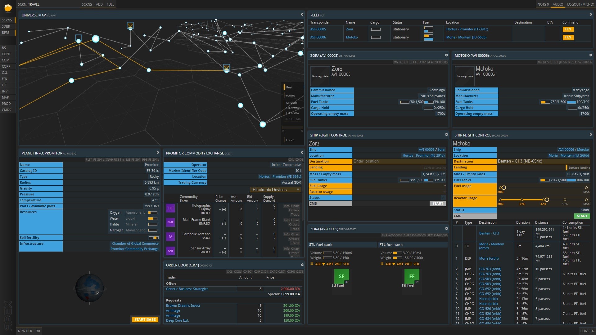 Prosperous Universe on Steam