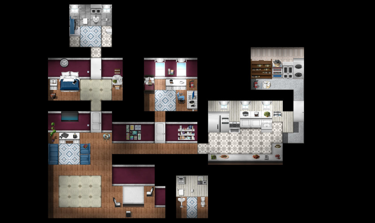 RPG Maker MZ - KR Urban Modern Tileset - Interiors on Steam