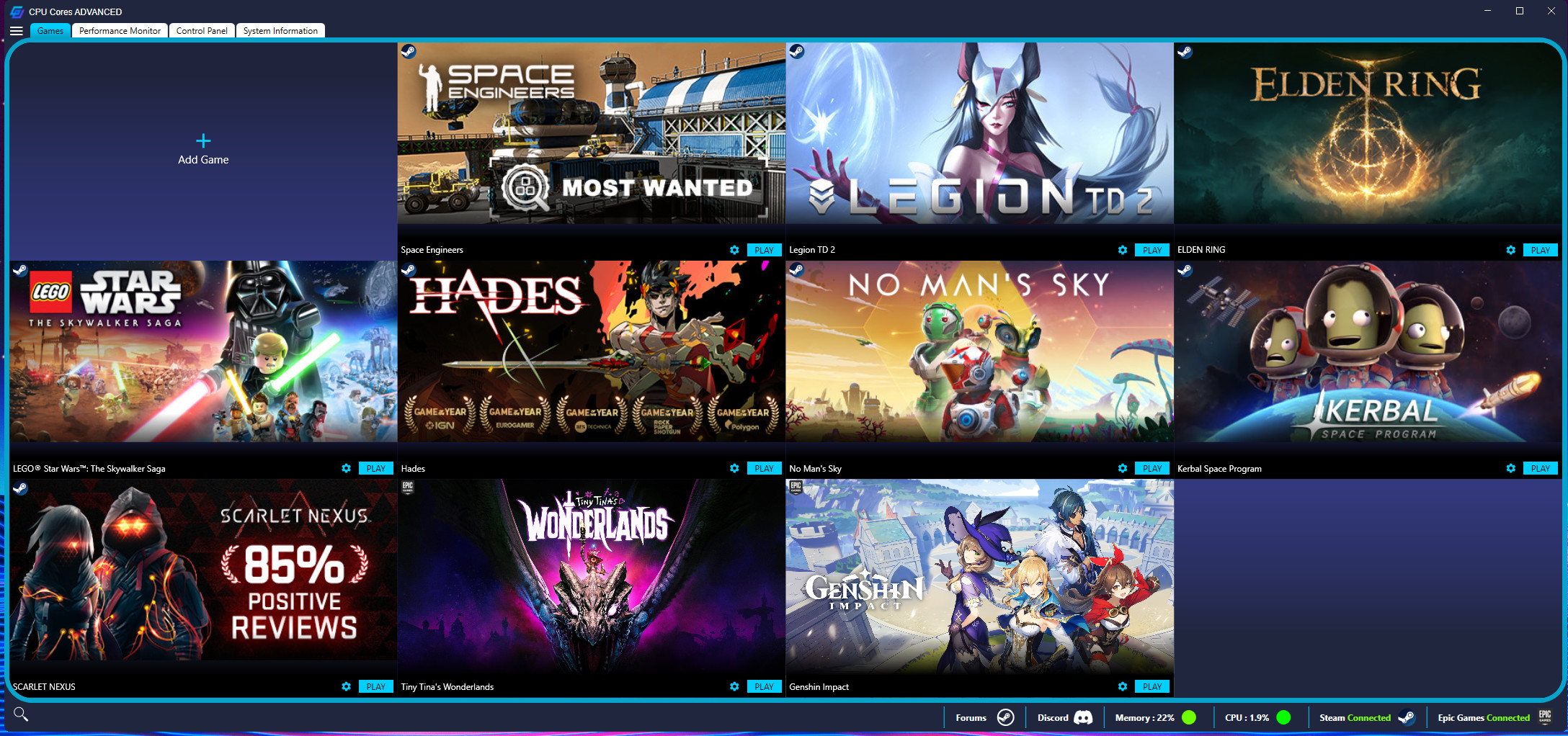 CPU Cores ADVANCED :: Maximize your FPS · CPU Cores ADVANCED (App ...