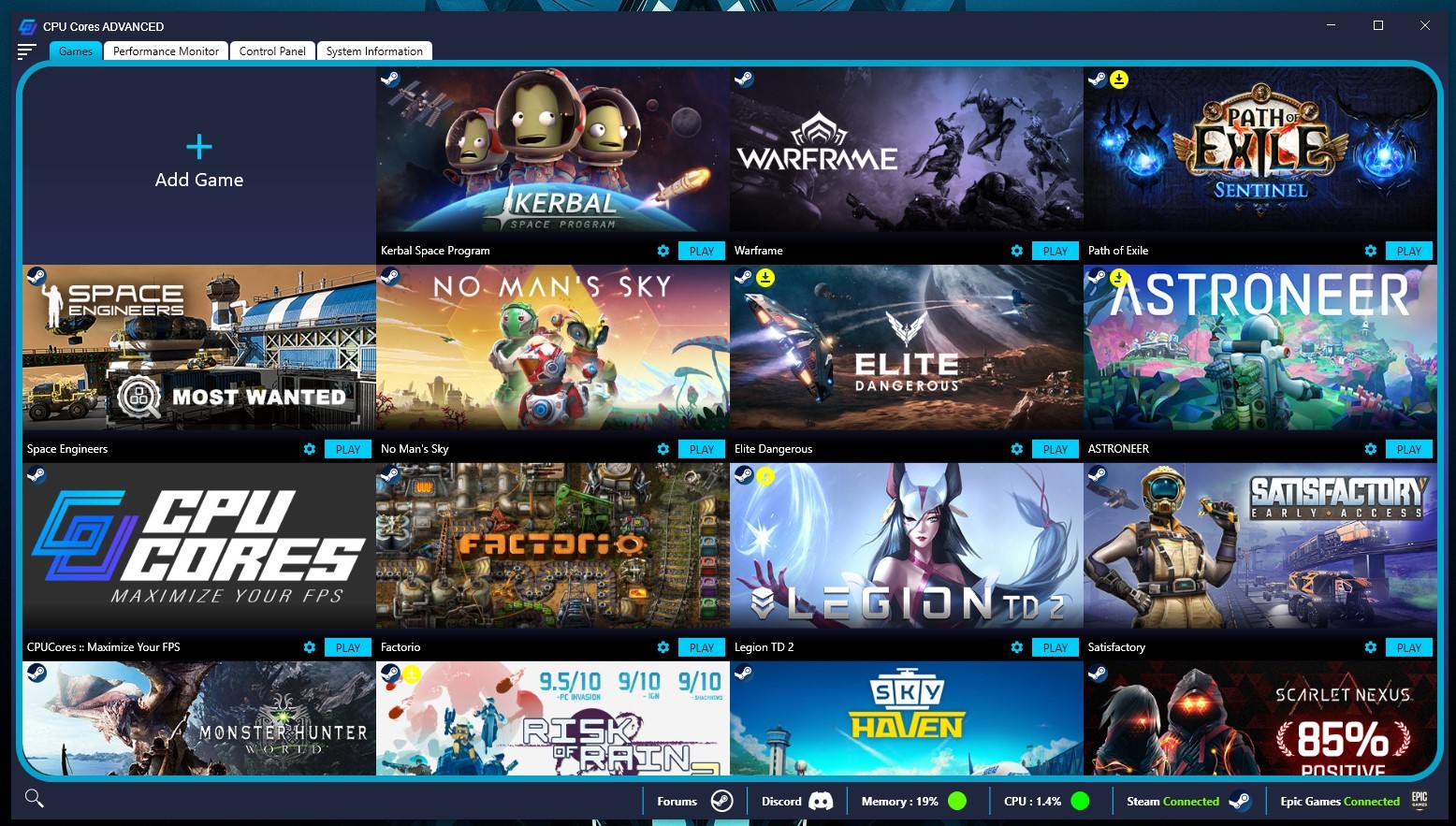 CPU Cores ADVANCED :: Maximize your FPS · CPU Cores ADVANCED (App ...