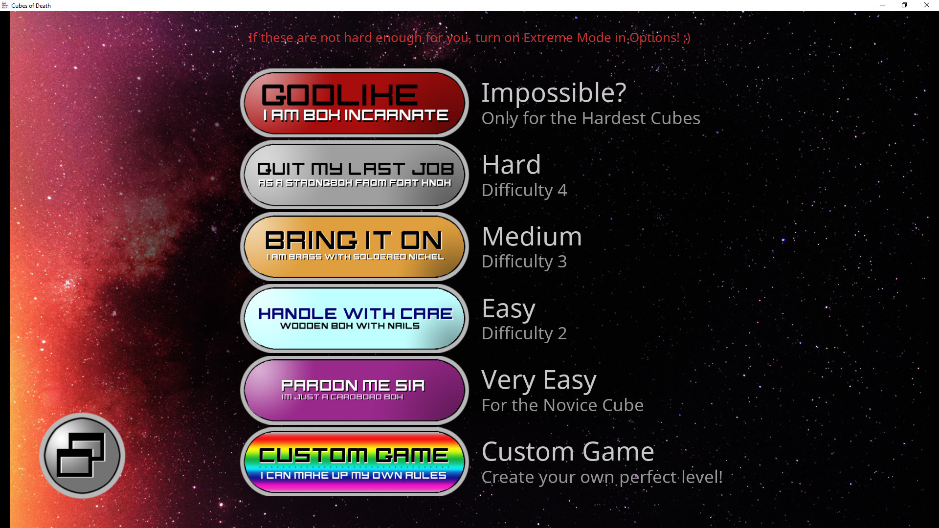 Cubes of Death sur Steam