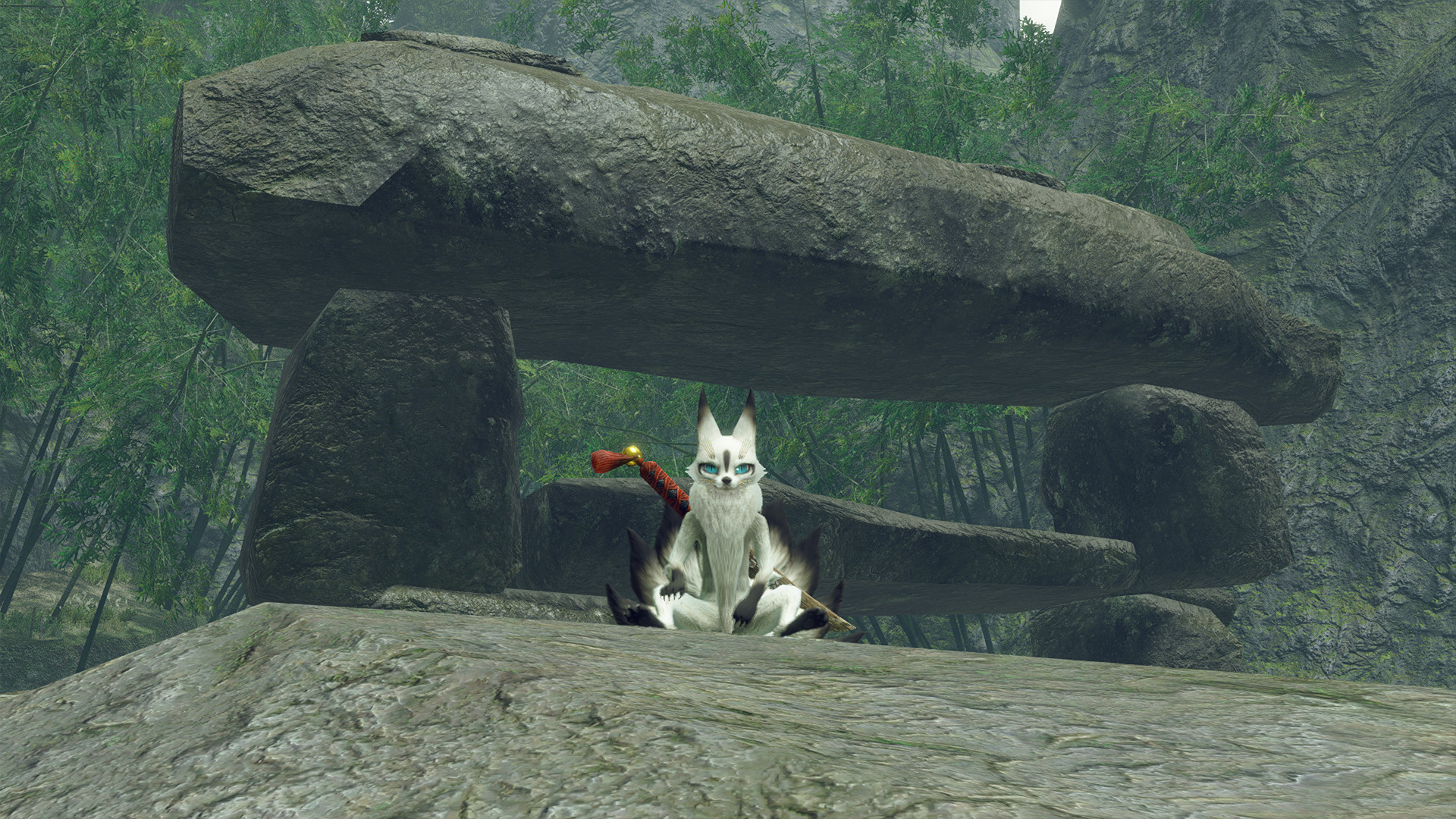 MONSTER HUNTER RISE - "Nine Tails" Palico layered armor set on Steam