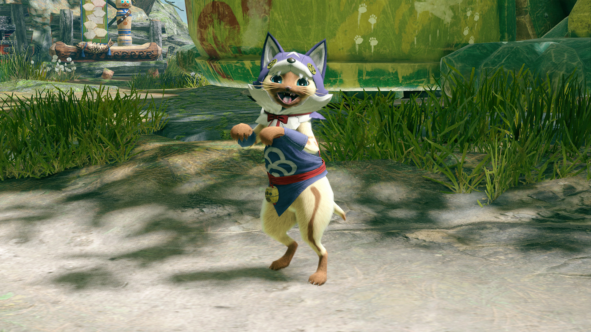 MONSTER HUNTER RISE - "Canyne Mask" Palico layered armor piece on Steam