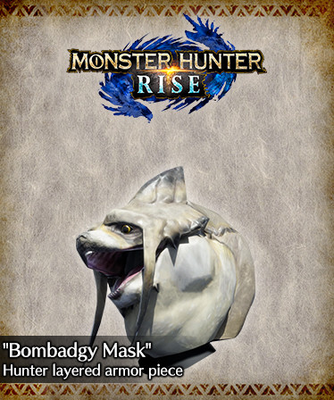 MONSTER HUNTER RISE - "Bombadgy Mask" Hunter layered armor piece Price ...
