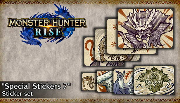 MONSTER HUNTER RISE - "Special Stickers 7" sticker set on Steam