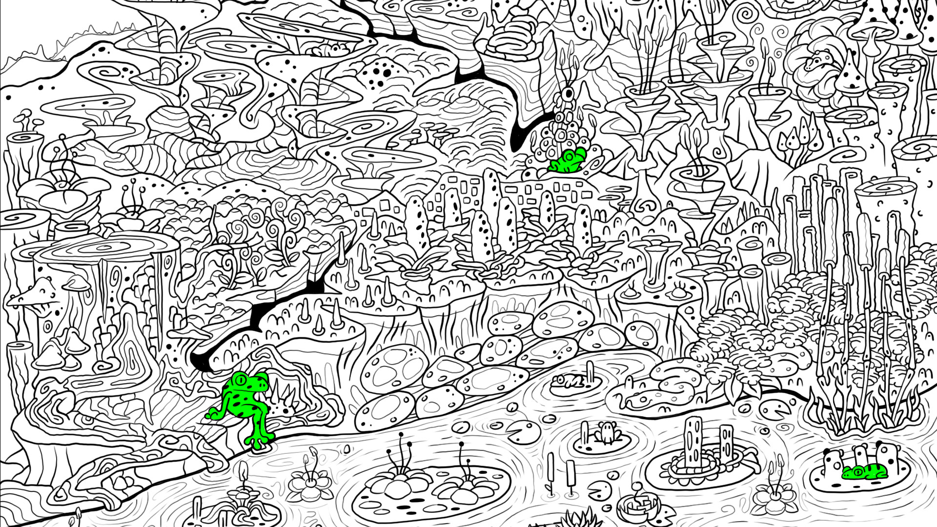 100 hidden frogs (App 1806840) · SteamDB