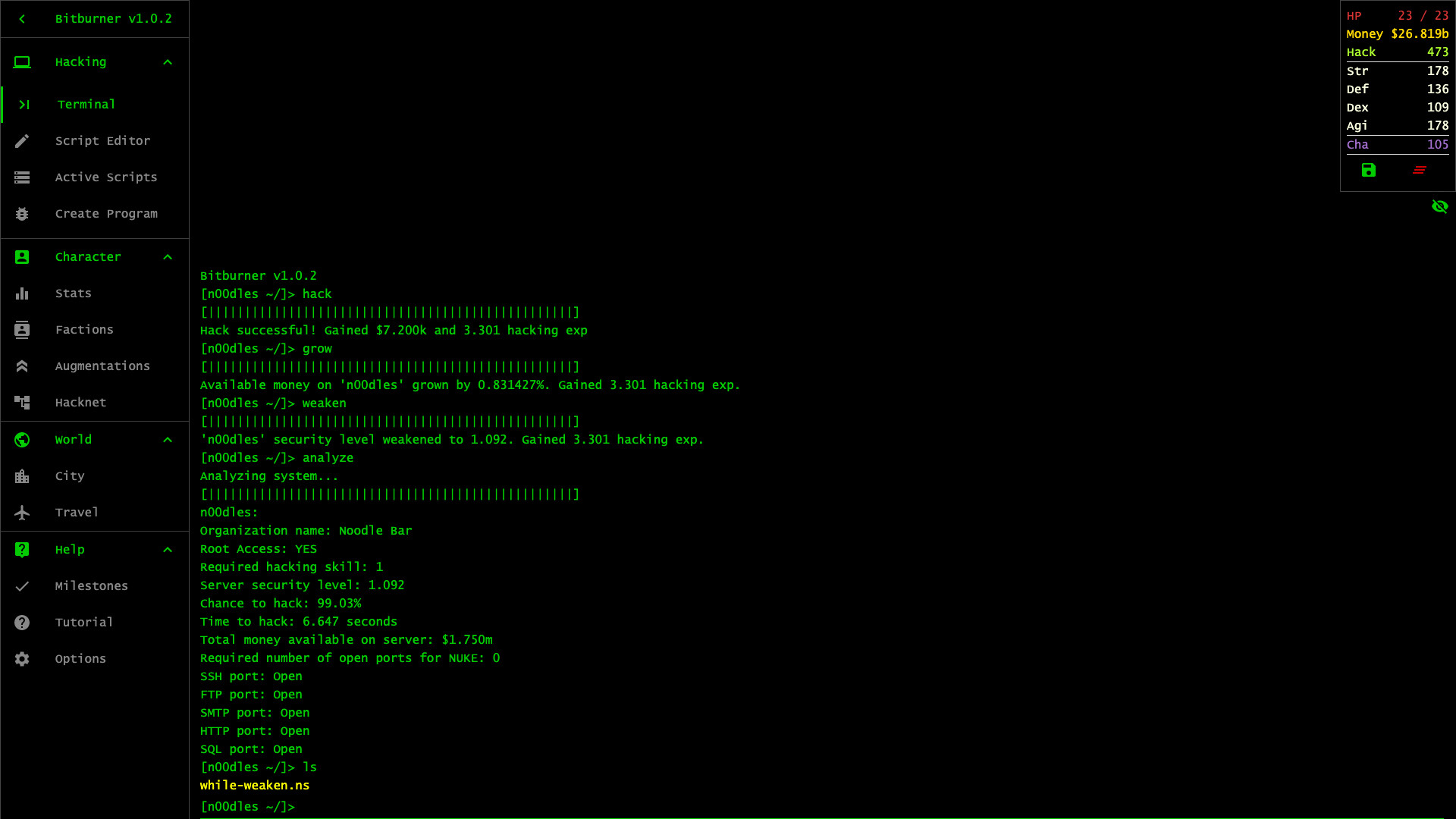 Bitburner Screenshots · SteamDB