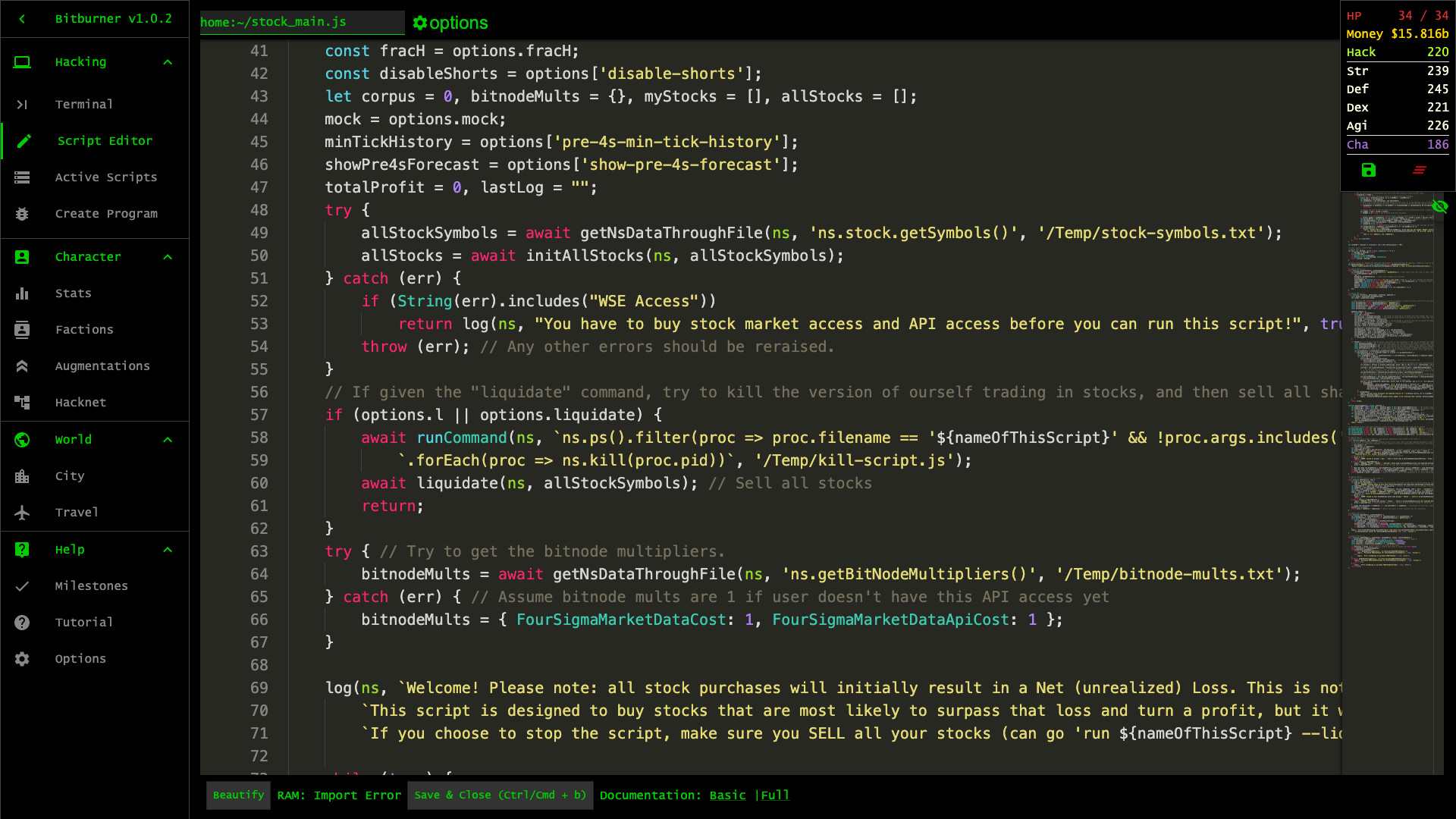 Bitburner Screenshots · SteamDB