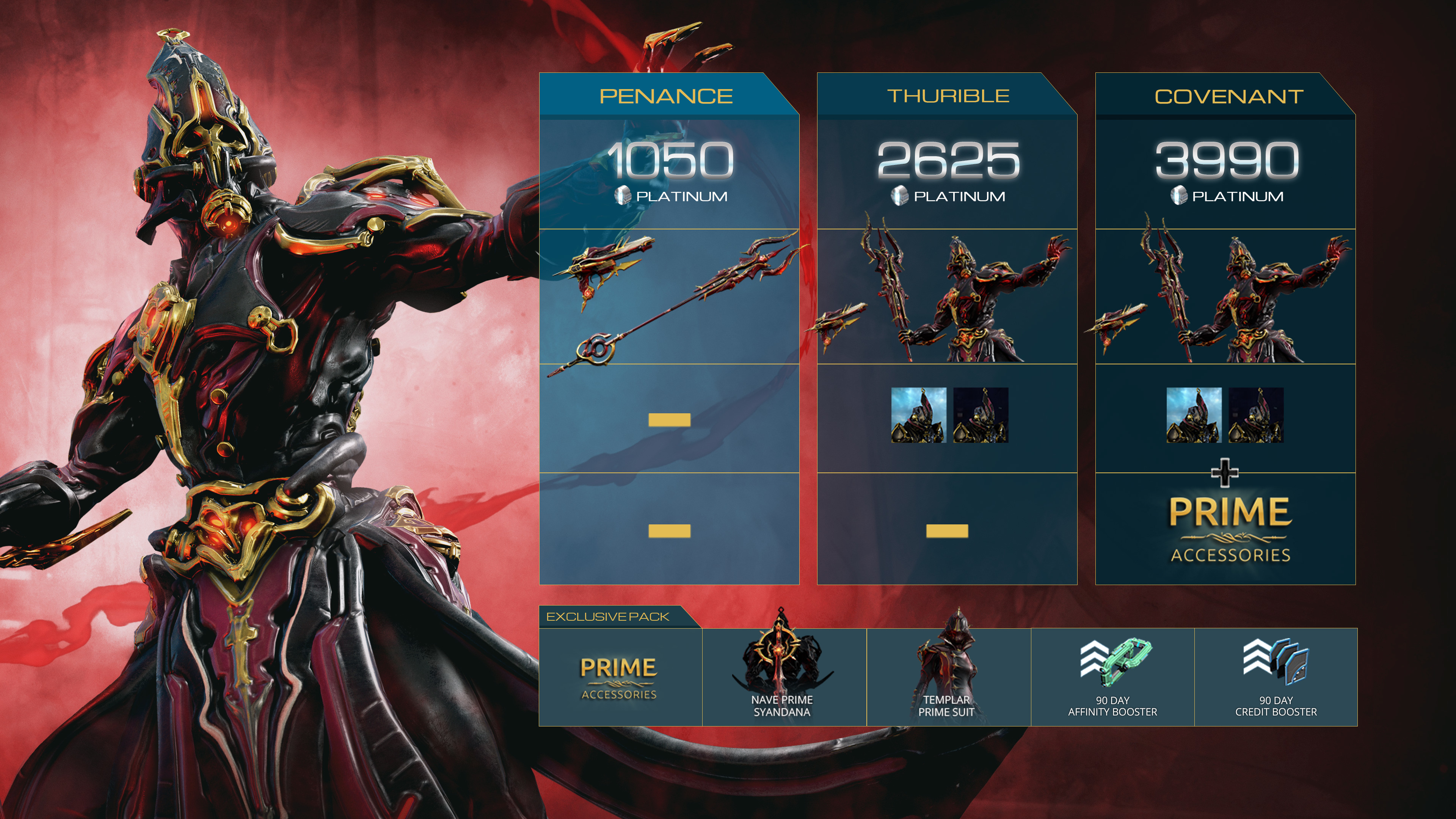 Warframe: Harrow Prime Access - Thurible Pack Screenshots · SteamDB
