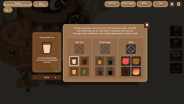 Steam의 Boba Simulator : Idle Shop Management