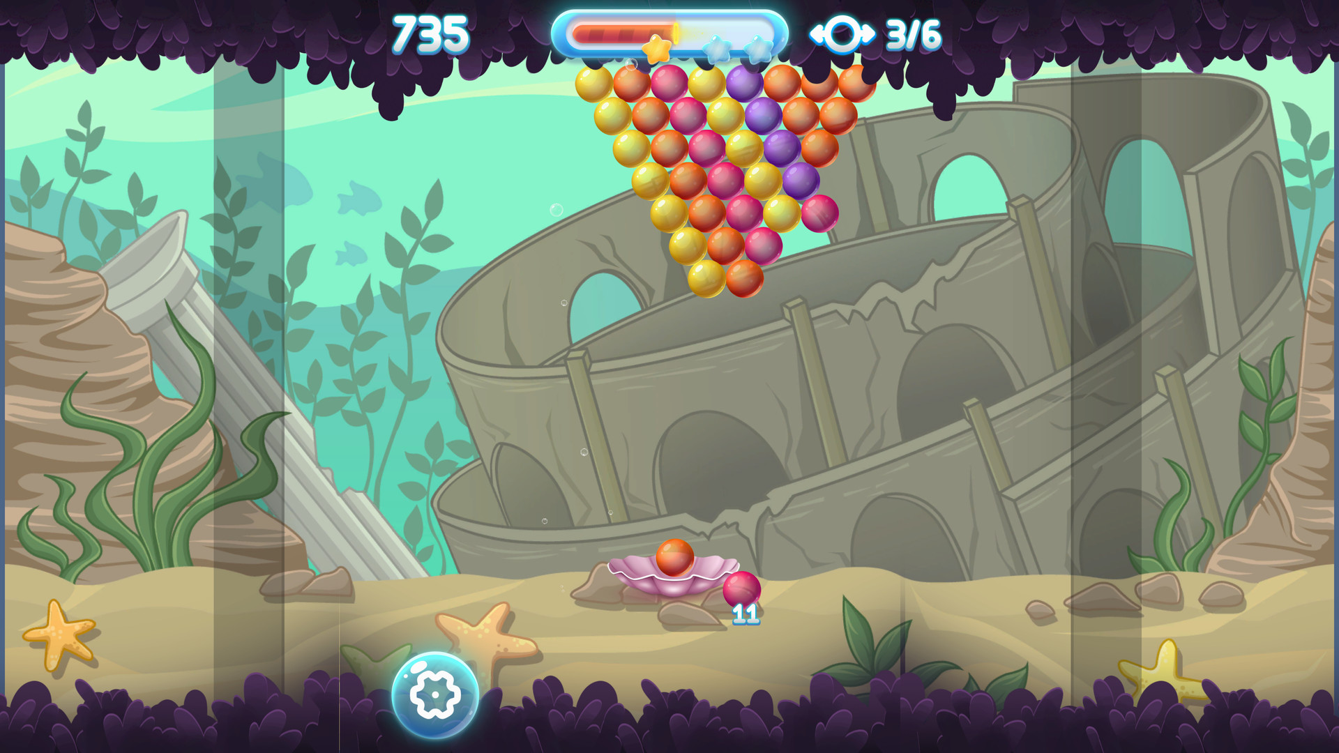 Bubbles shot on Steam