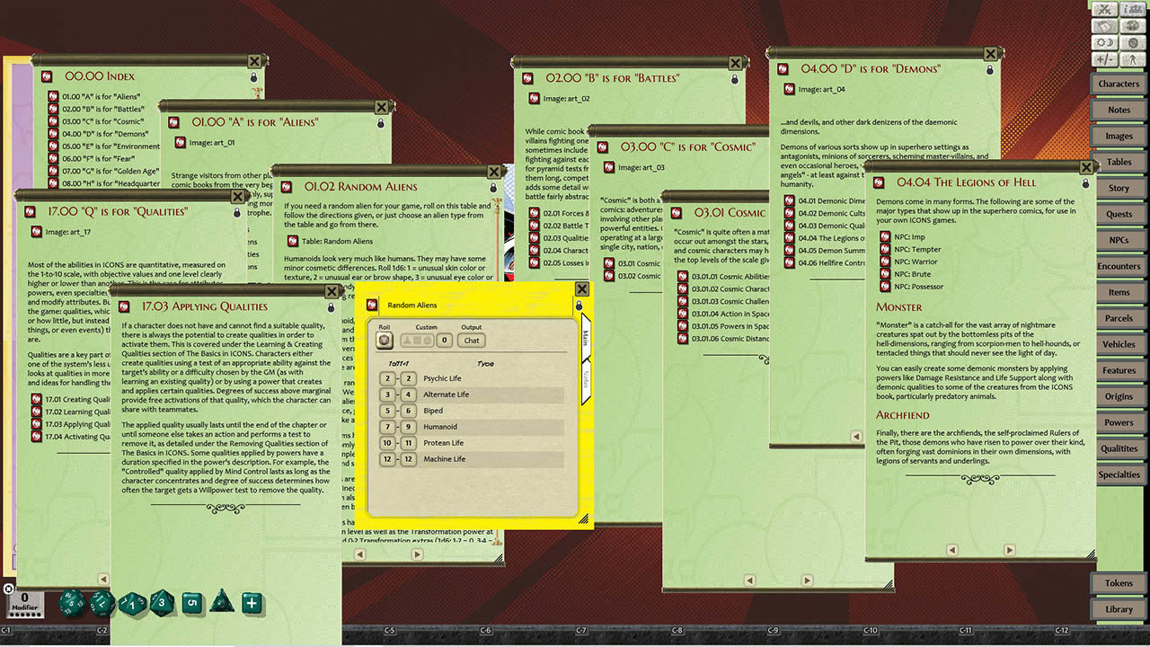 Fantasy Grounds - ICONS: A to Z on Steam
