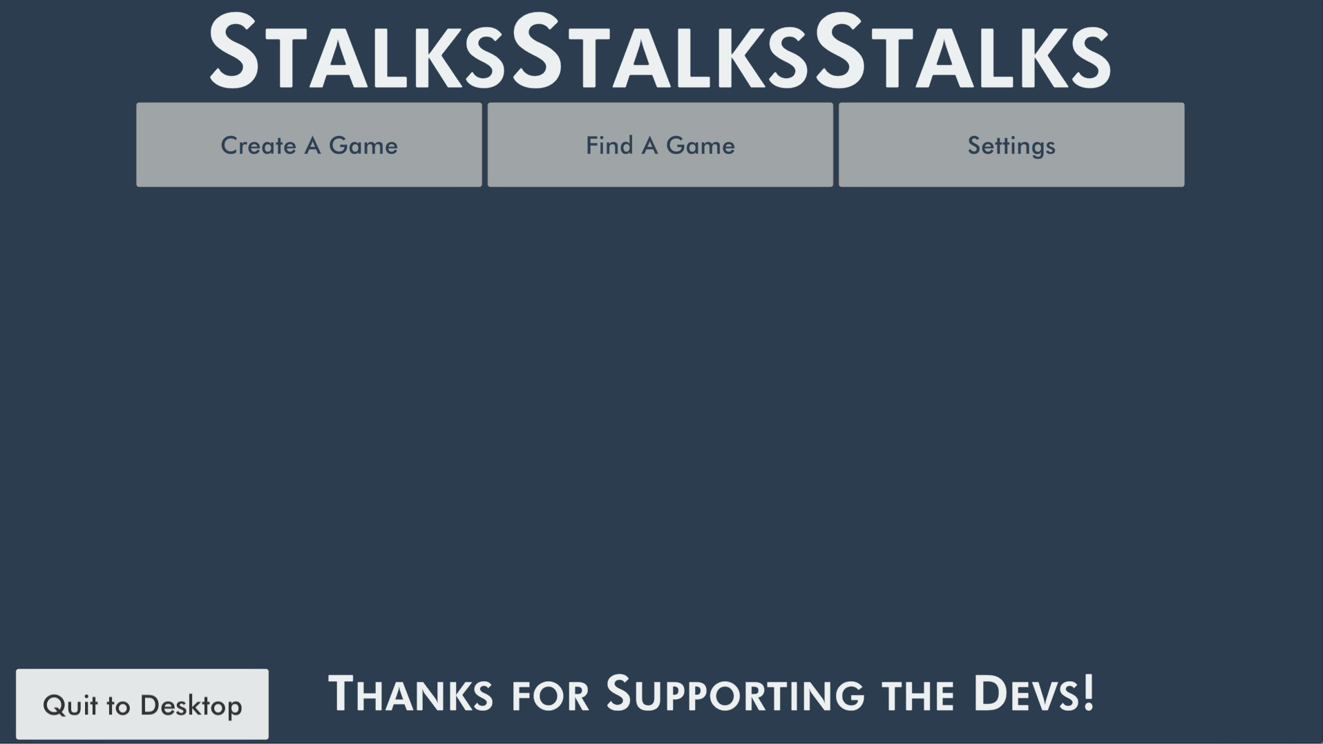 Stalks Stalks Stalks - Support the Devs DLC on Steam
