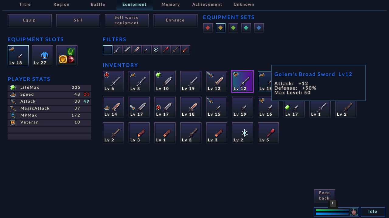 Generic RPG Idle on Steam