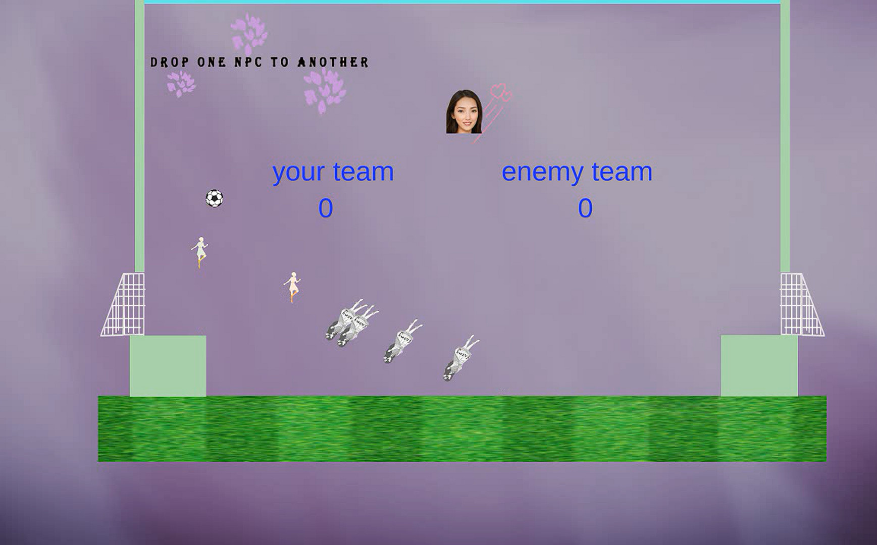 Drop one NPC to another on Steam