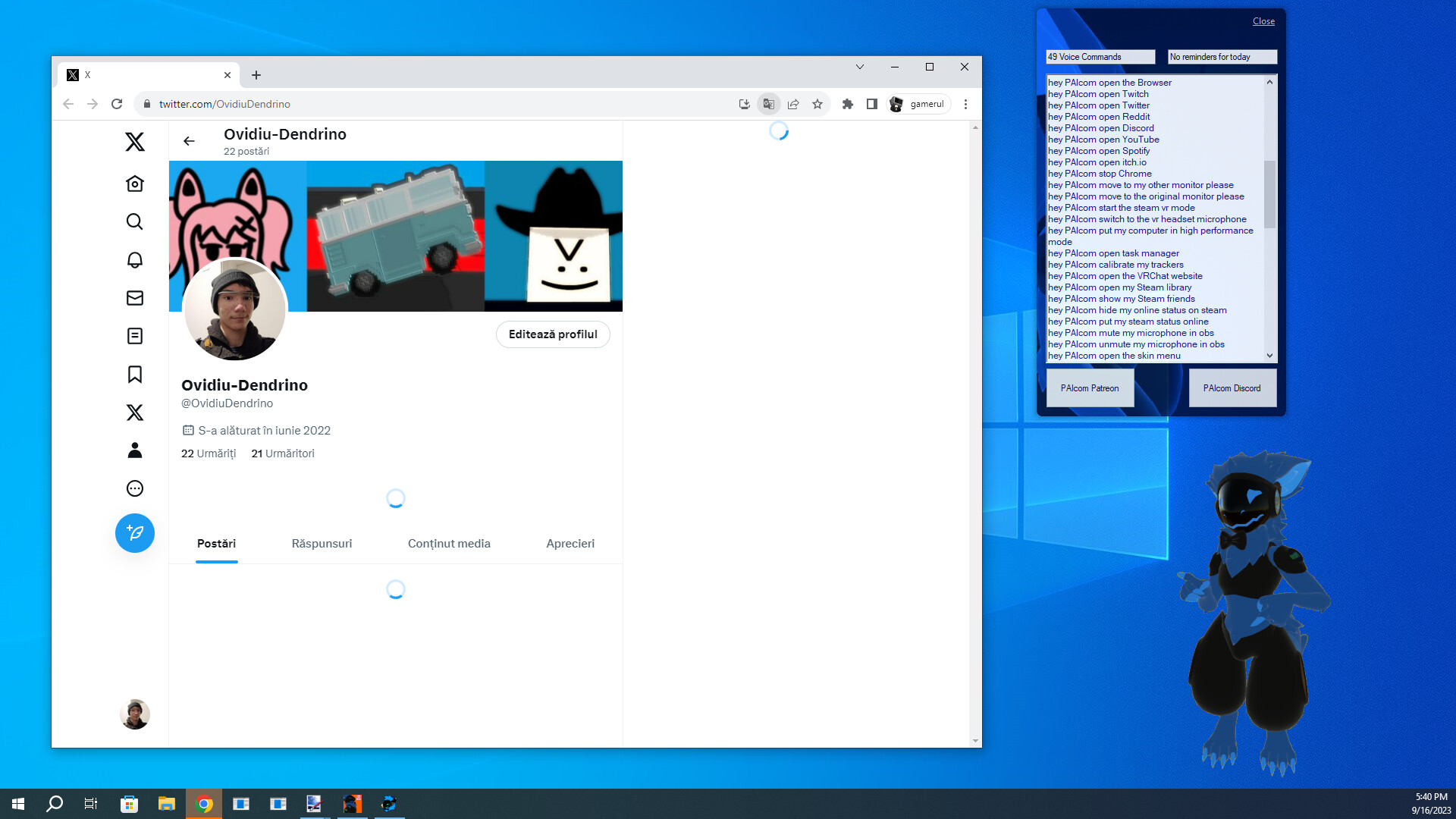 PAIcom (furry computer assistant) on Steam
