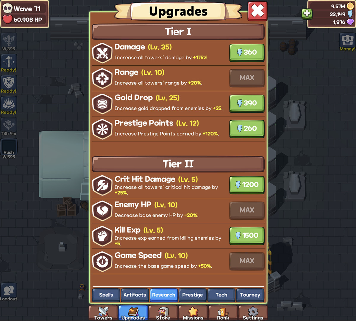 Idle Monster TD: Evolved on Steam