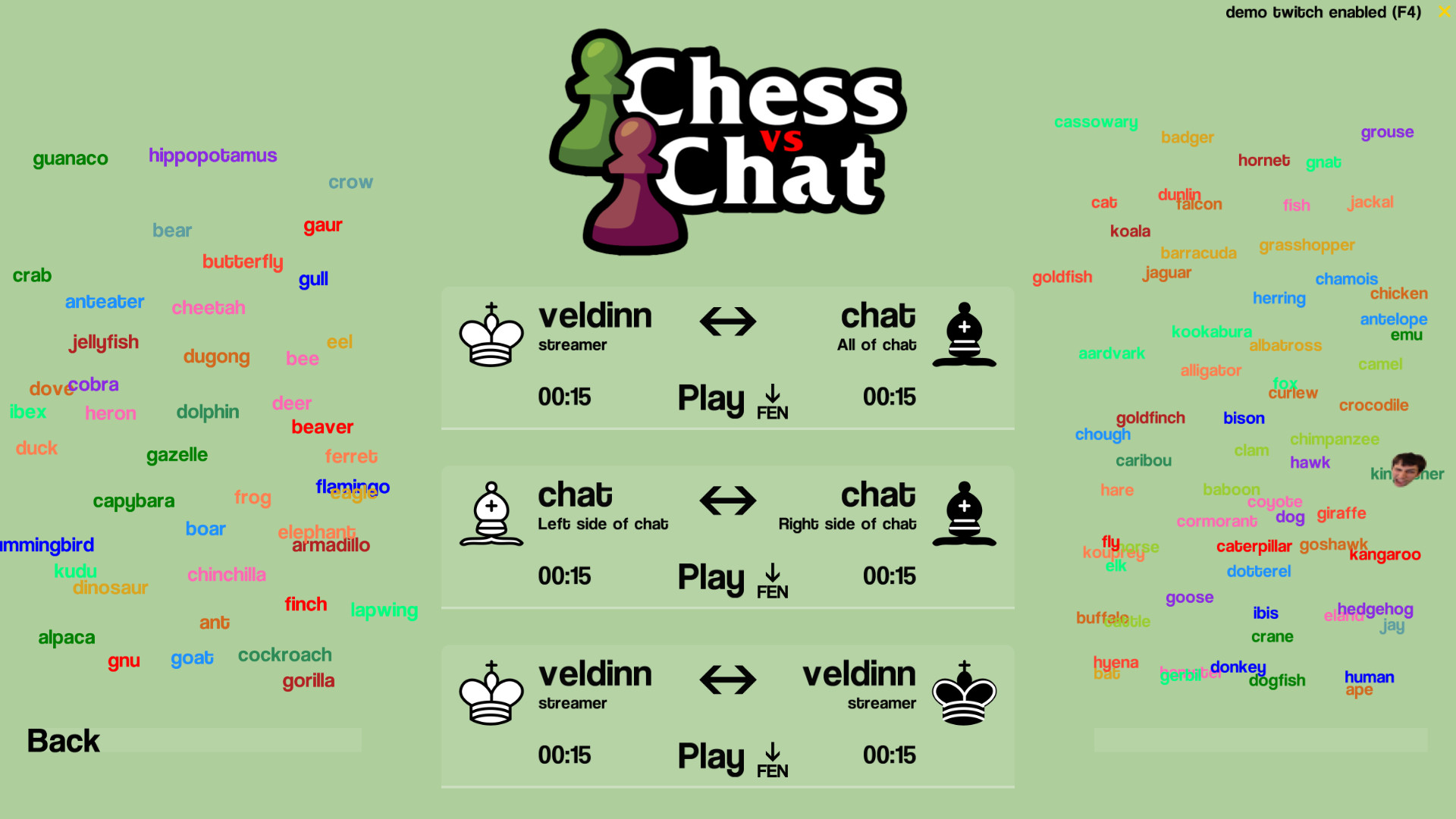 Chess vs Chat on Steam