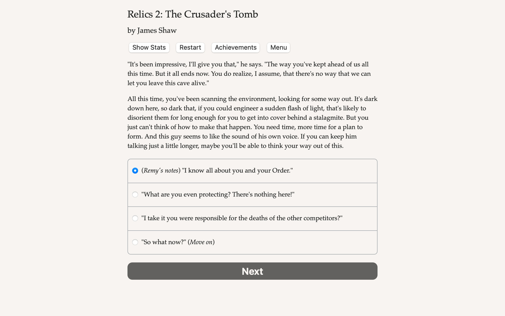 Relics 2: The Crusader's Tomb on Steam