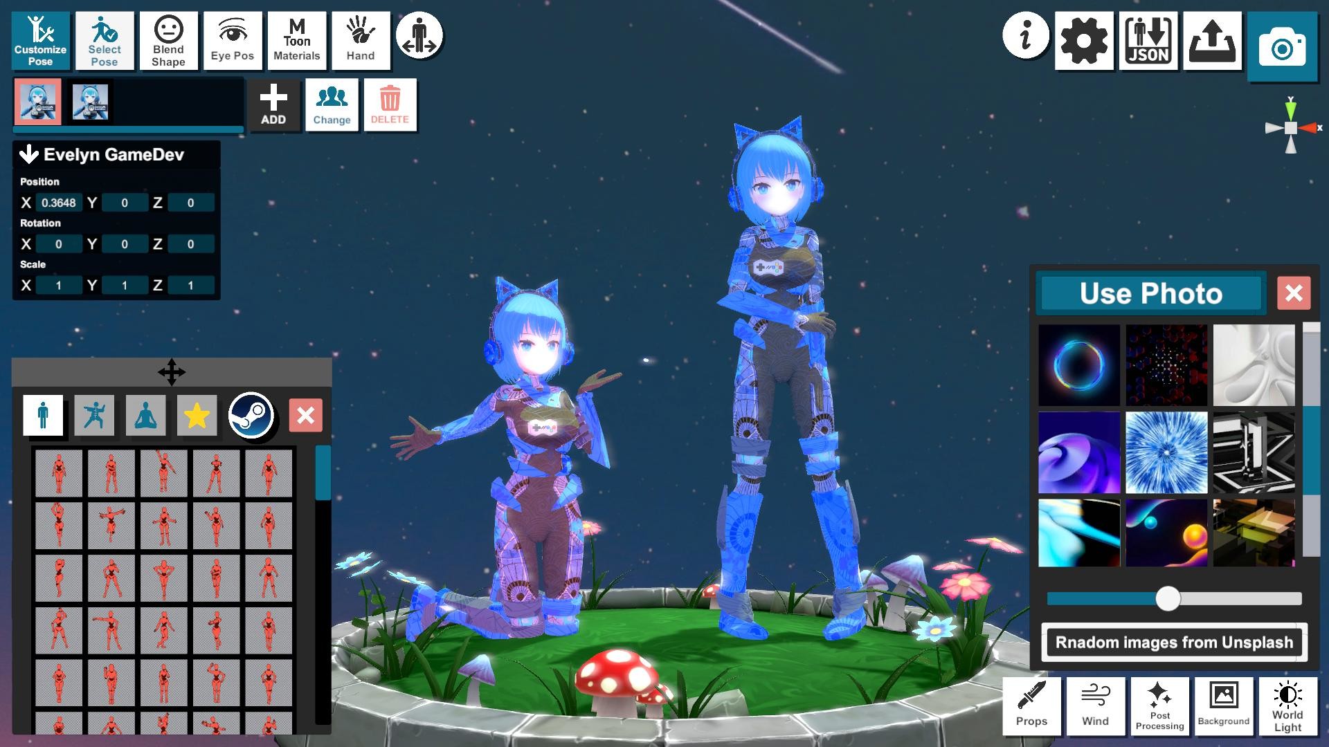 VRM Posing Desktop on Steam