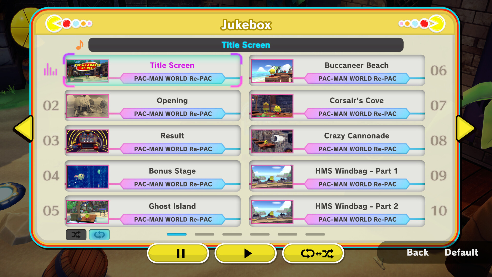 PAC-MAN WORLD Re-PAC - Jukebox on Steam