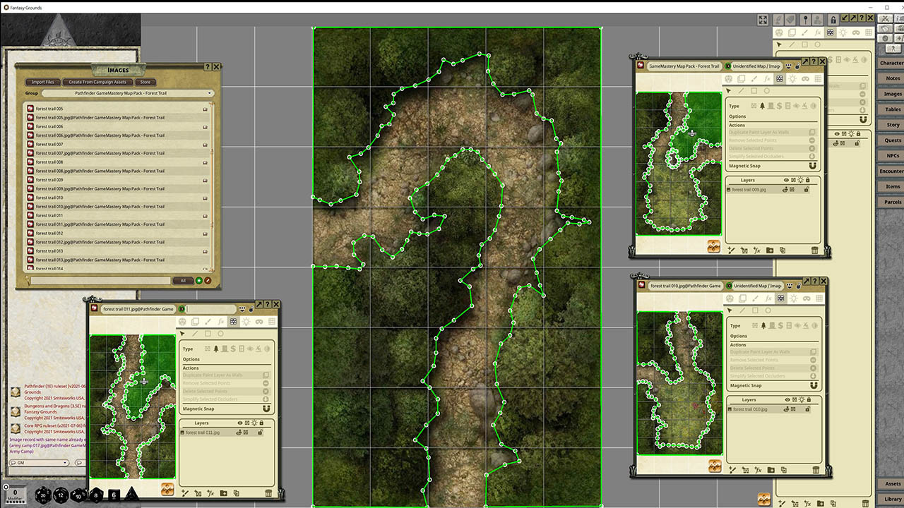 Fantasy Grounds - Pathfinder RPG - GameMastery Map Pack: Forest Trails ...