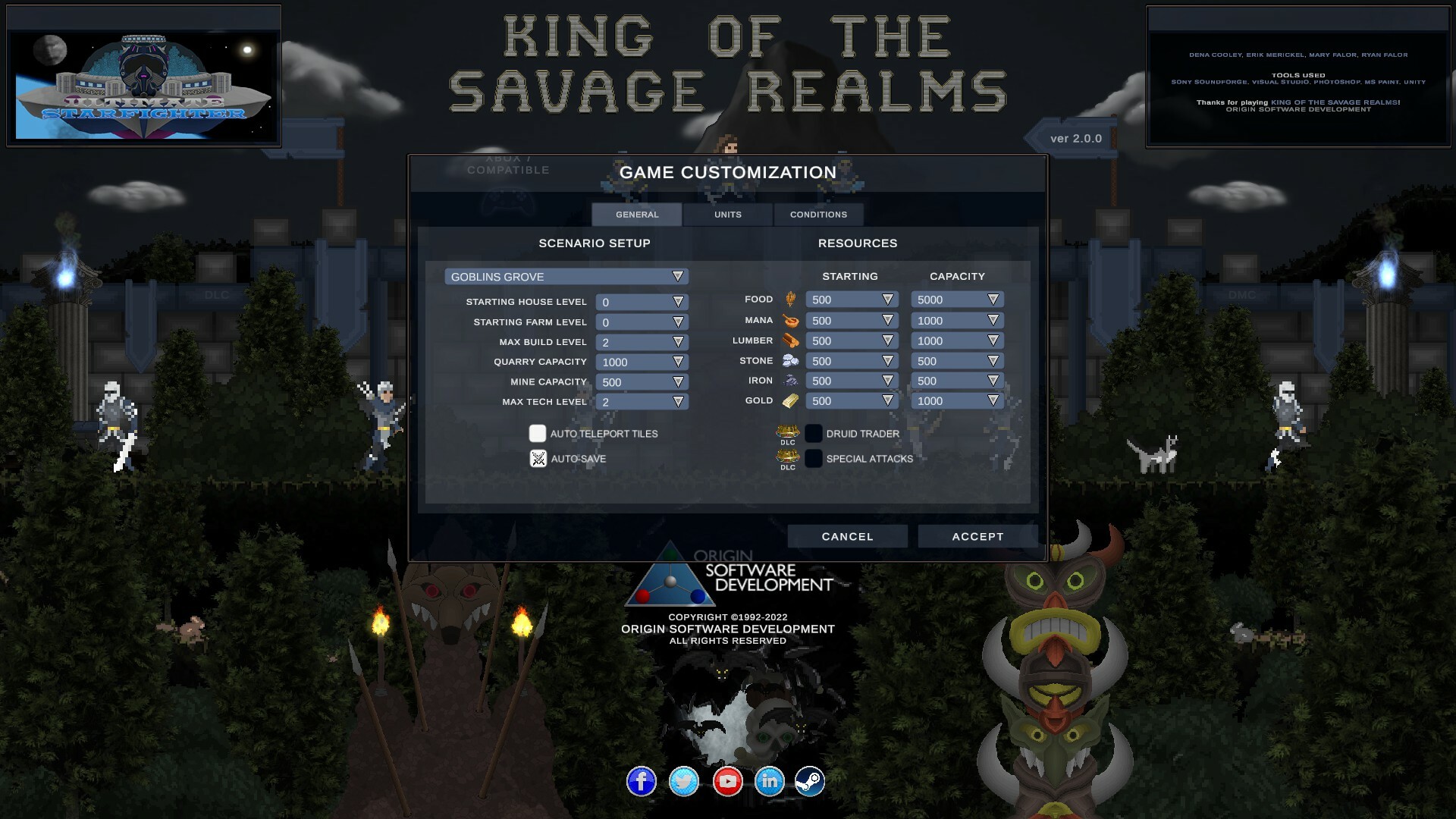 Save 25% on King of the Savage Realms on Steam