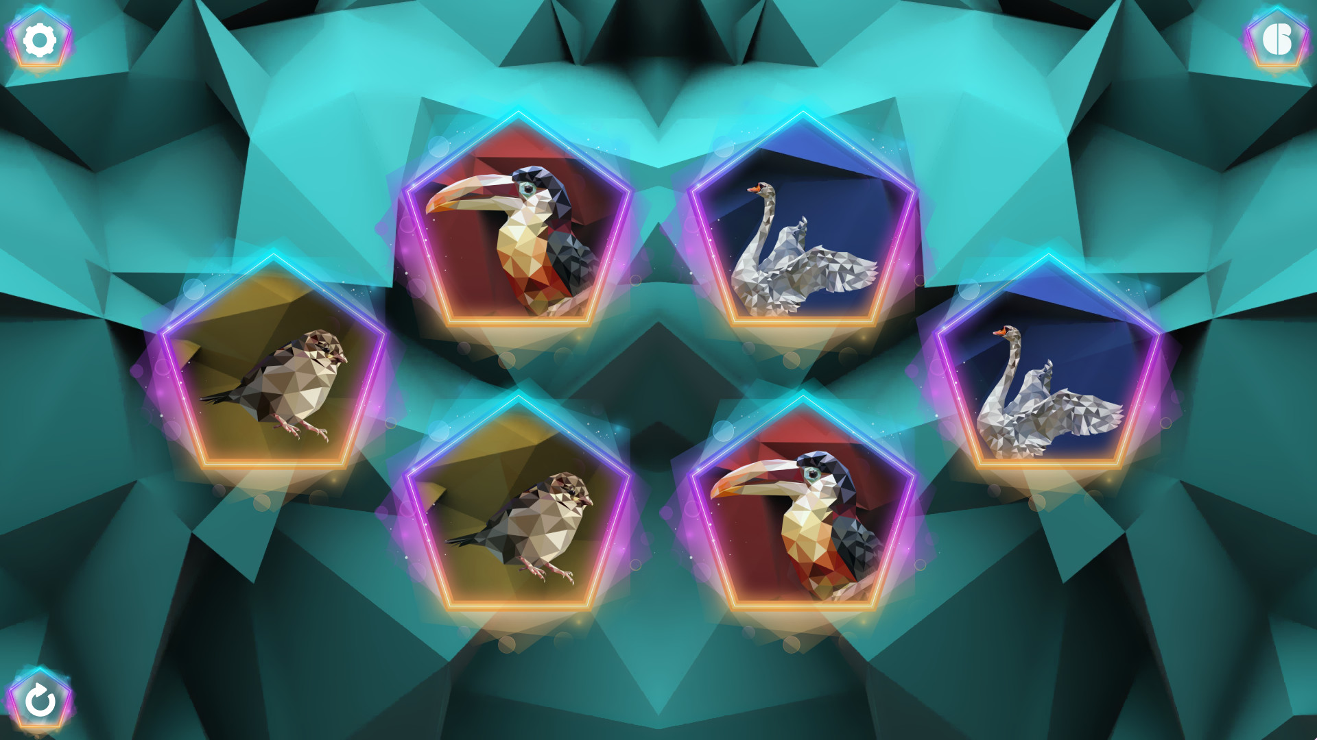 Poly Memory: Birds on Steam