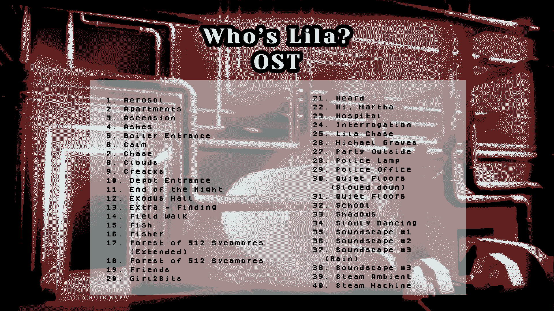 Who's Lila? Soundtrack on Steam