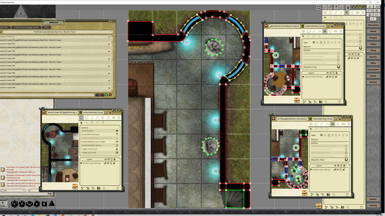 Fantasy Grounds - Pathfinder RPG - GameMastery Map Pack Wizard's Tower ...