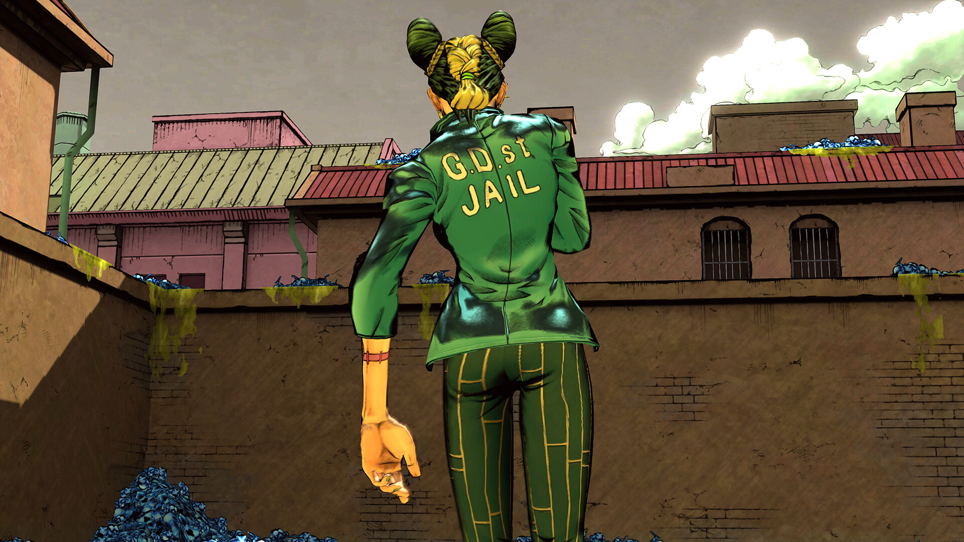 JoJo's Bizarre Adventure: All-Star Battle R Jolyne Cujoh Costume Green ...