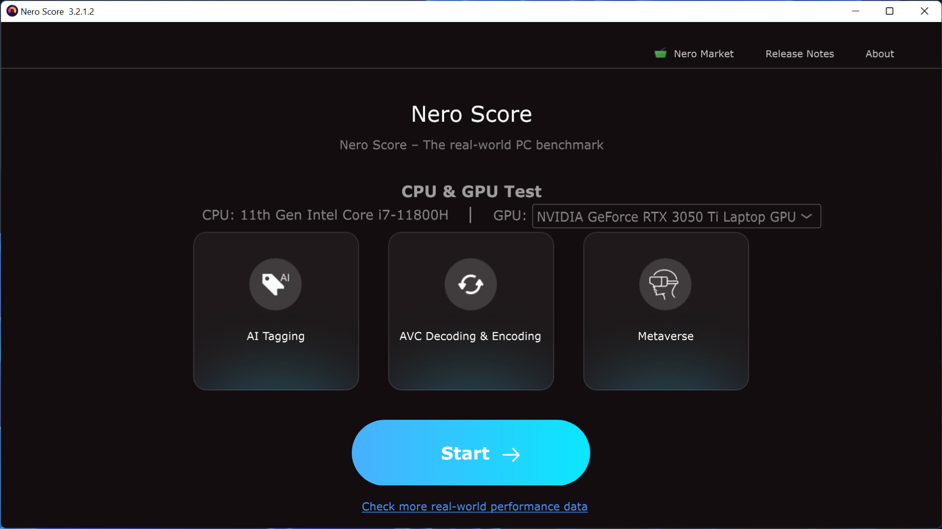 Nero Score · Nero Score - PC benchmark & performance test Screenshots ...