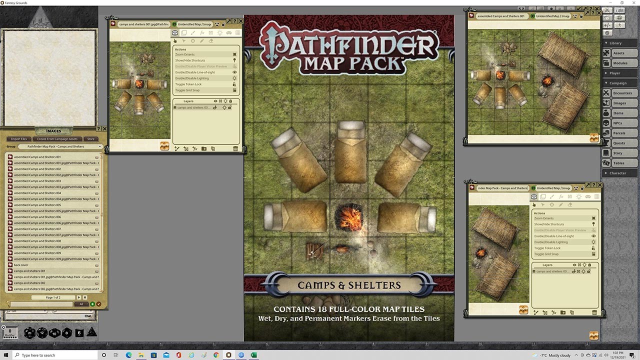 Fantasy Grounds - Pathfinder RPG - Map Pack - Camps And Shelters on Steam