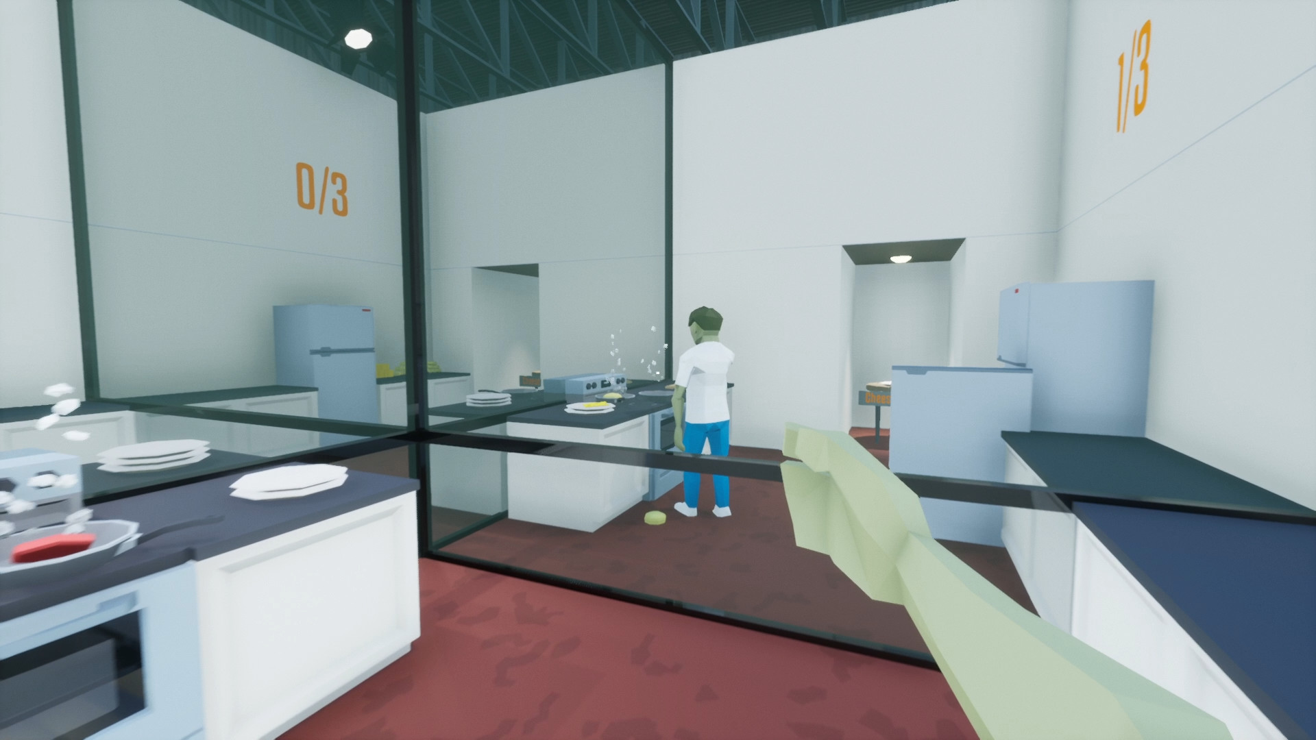 One-armed cook on Steam