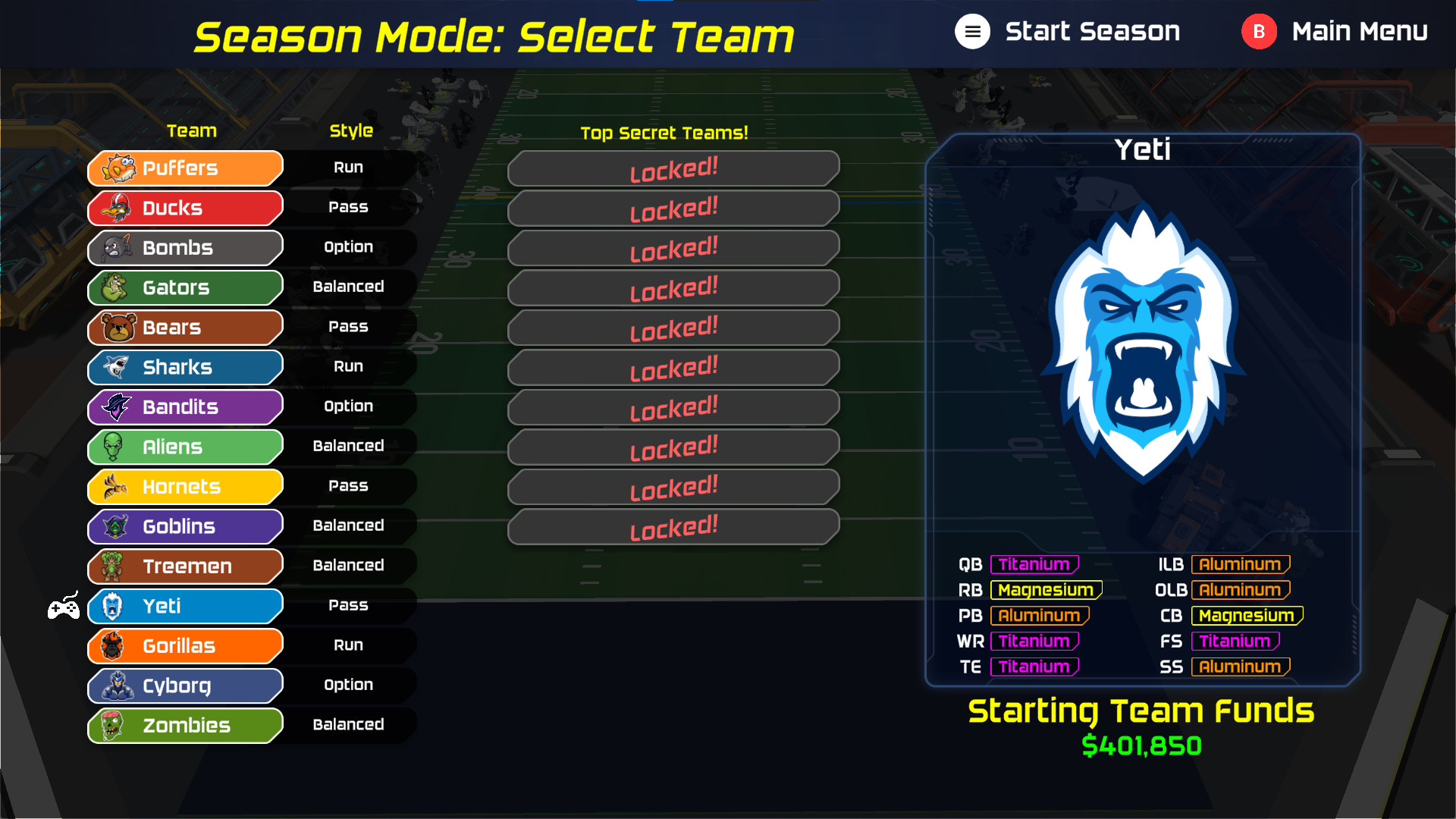 Cyber League Football on Steam