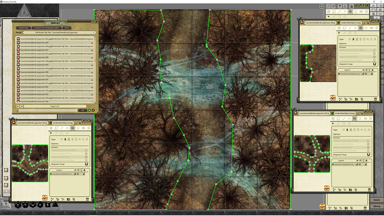 Fantasy Grounds - Pathfinder RPG - Flip-Tiles - Haunted Woodlands ...