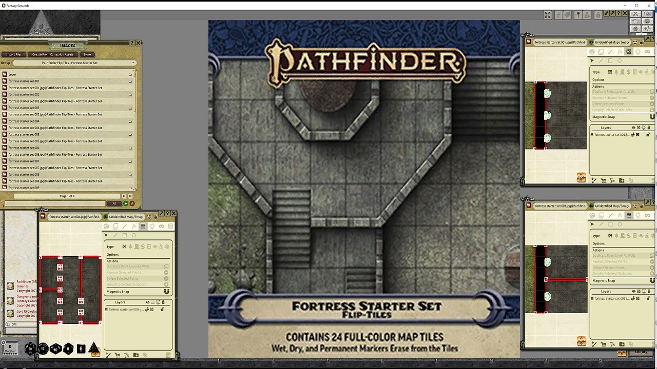 Fantasy Grounds - Pathfinder RPG - Flip-Tiles - Fortress Starter Set on Steam