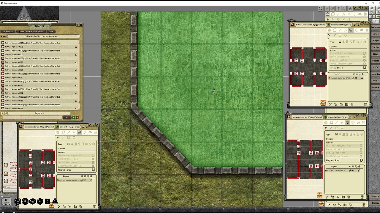 Fantasy Grounds - Pathfinder RPG - Flip-Tiles - Fortress Starter Set on Steam