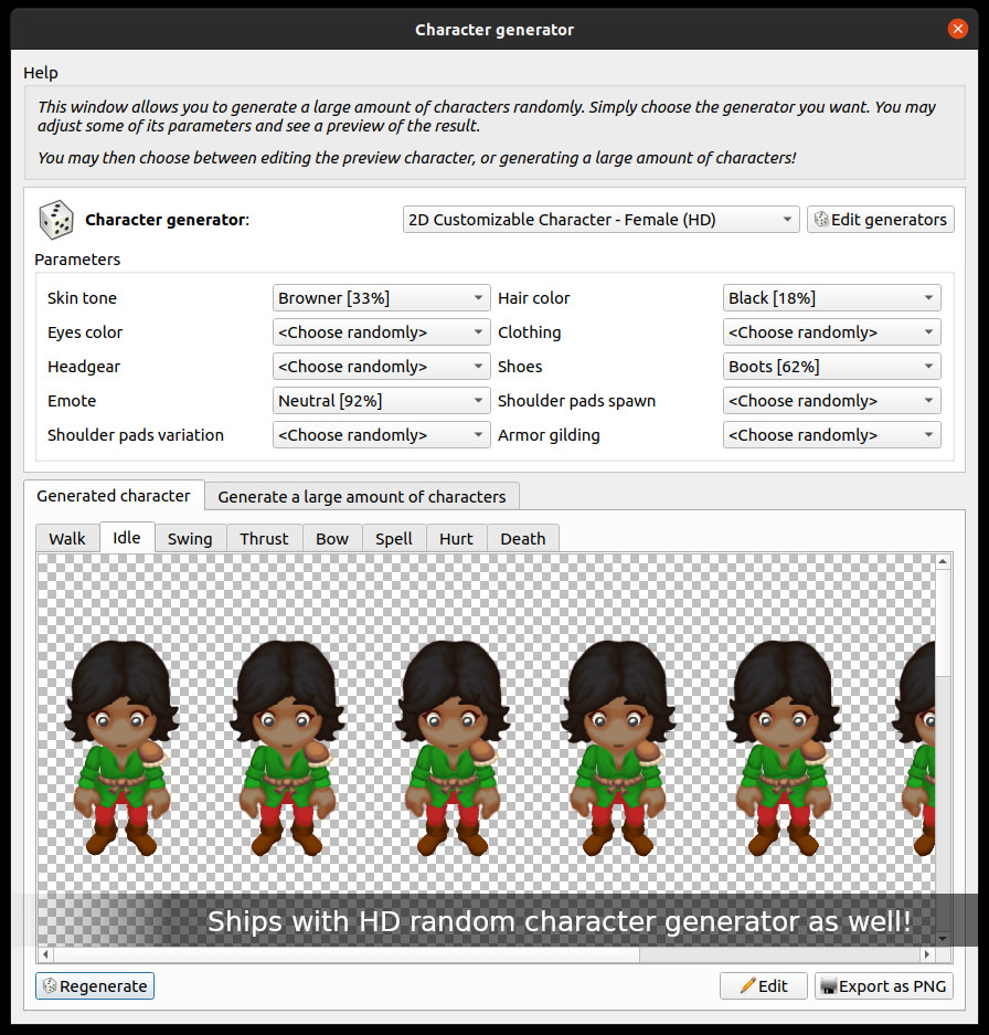 Save 50% on Game Character Hub PE: 2D Customizable Character - Female ...
