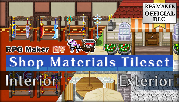 RPG Maker MV - Shop Materials Tileset - Interior / Exterior on Steam