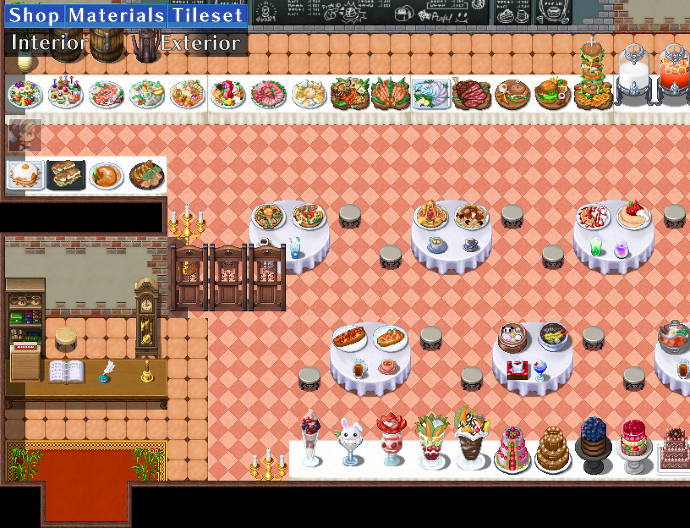 RPG Maker MZ - Shop Materials Tileset - Interior / Exterior on Steam