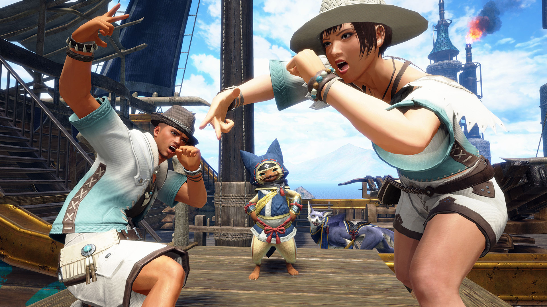 Monster Hunter Rise - "MC" Pose Set on Steam