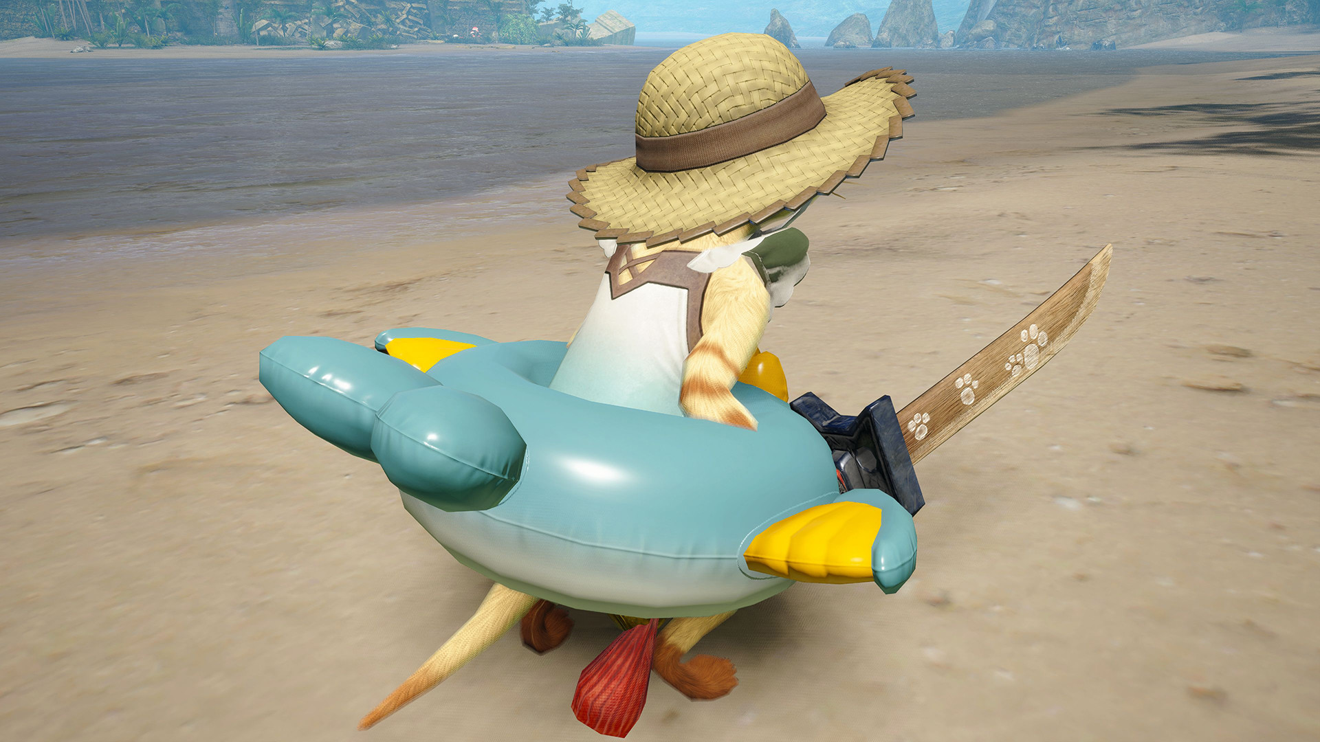 Monster Hunter Rise - "F Summer" Palico layered armor set di Steam